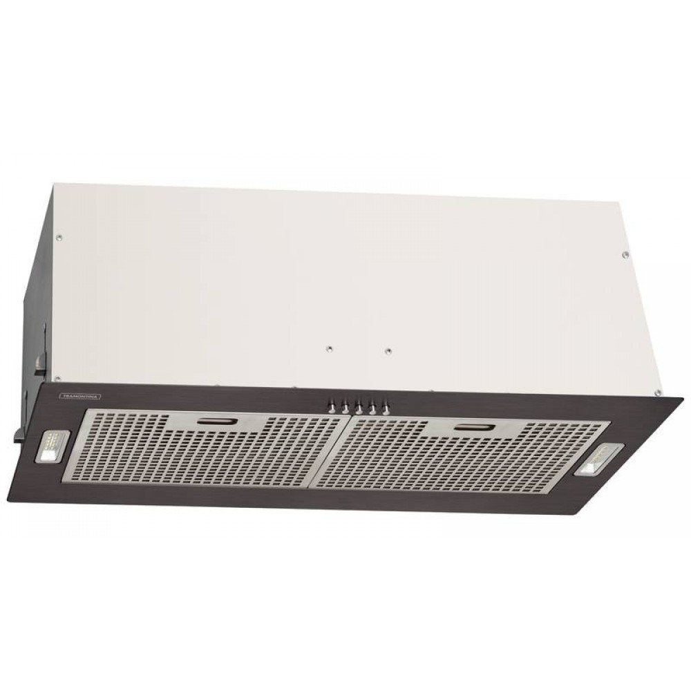 COIFA DE EMBUTIR TRAMONTINA INCASSO EM AÇO INOX BLACK STEEL RETANGULAR ...
